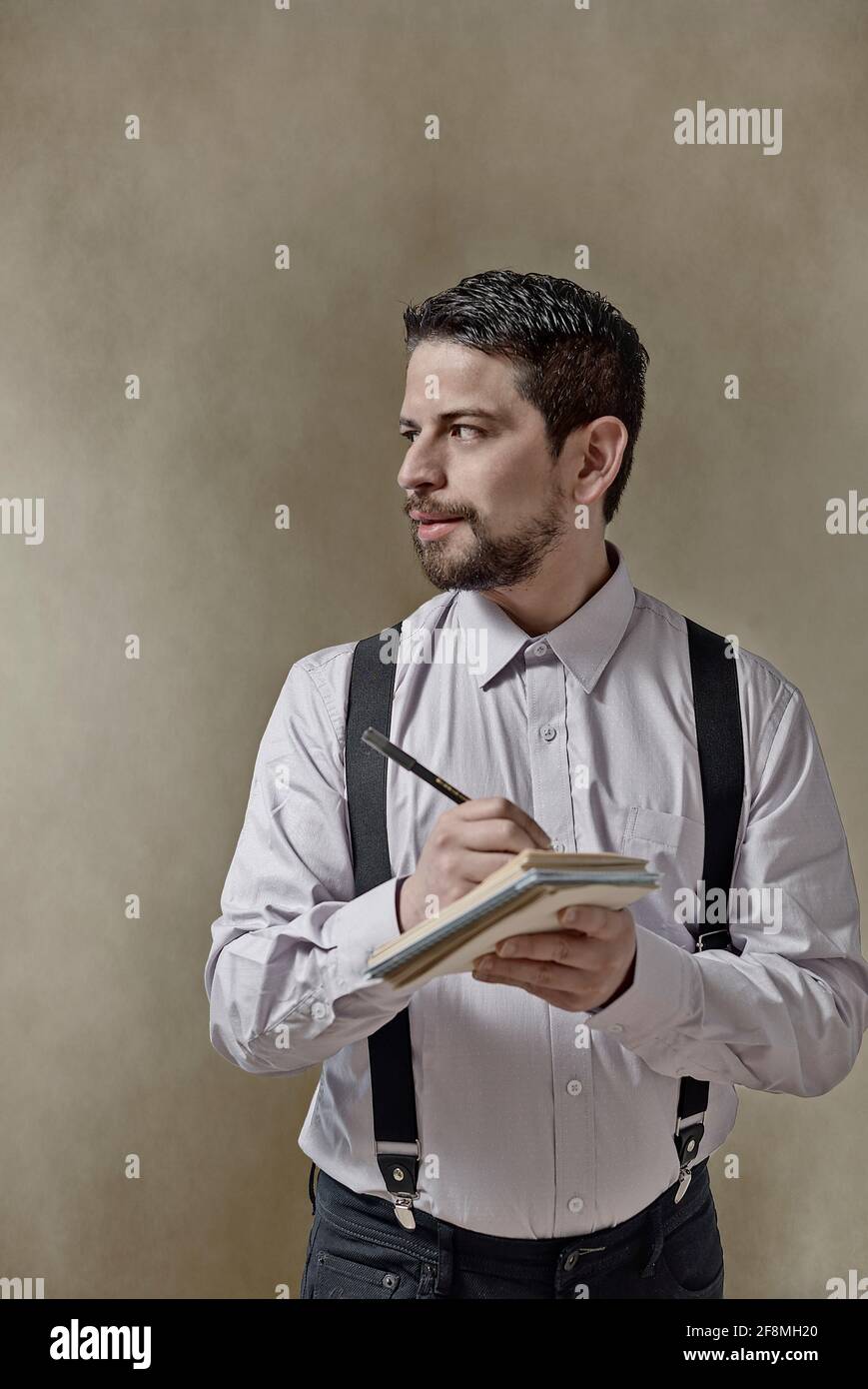 Guy notepad hi-res stock photography and images - Alamy