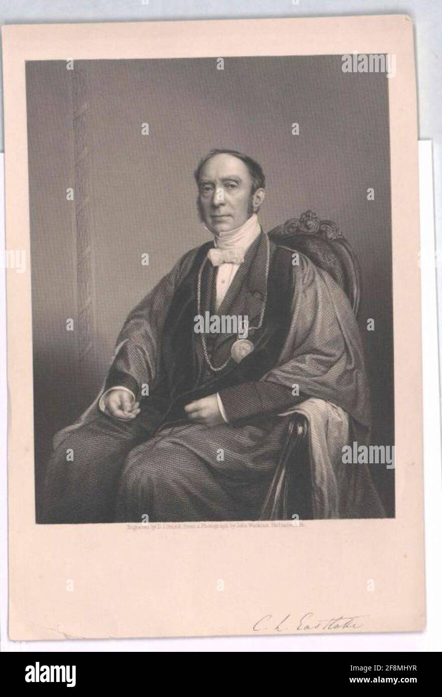 Eastlake, Sir Charles Lock Stock Photo - Alamy