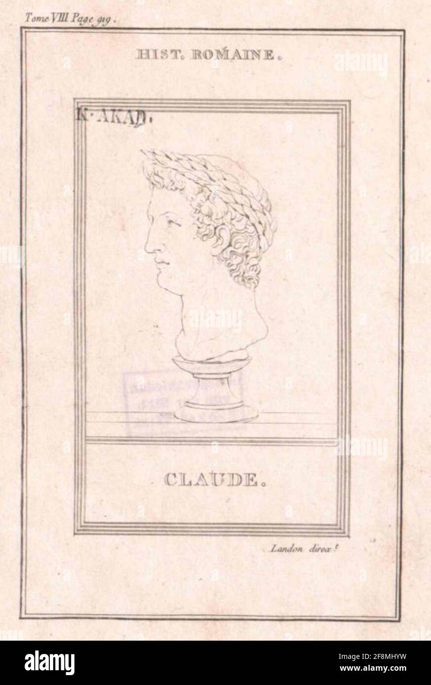 Claudius, Roman emperor Stock Photo - Alamy