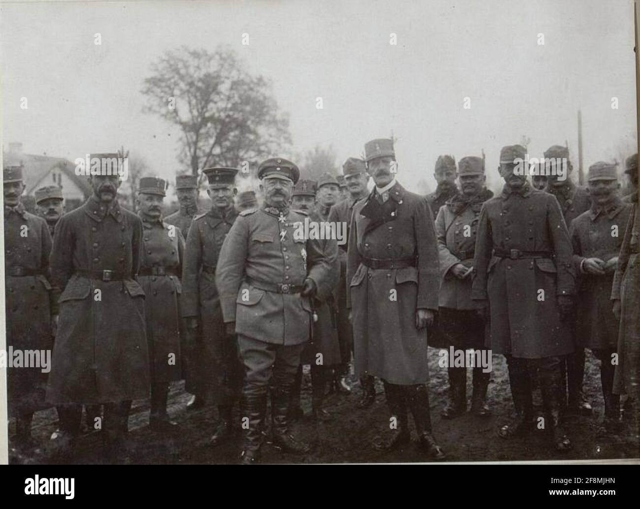 Troop inspection and decorating of officers, underpasses and team in ...