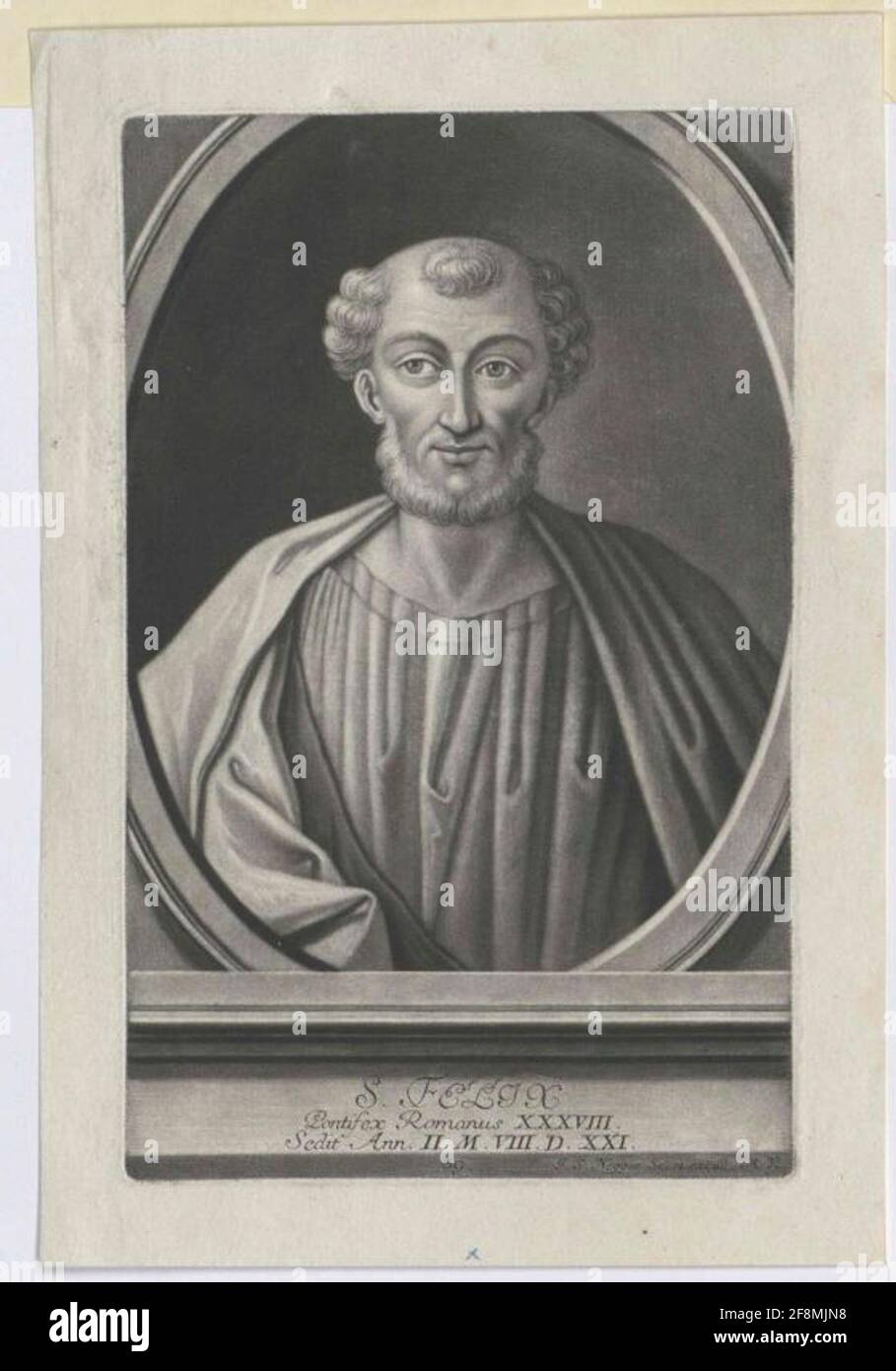 Felix II., Pope Stock Photo - Alamy