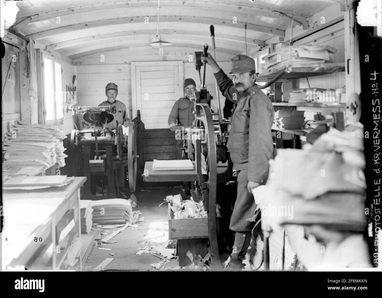 Train of the Field-Book Printery in Kowel Workshop for printing and ...