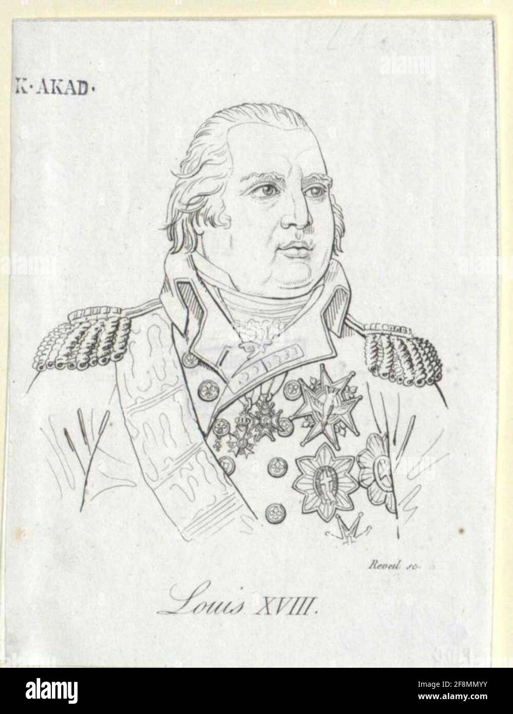 Ludwig Xviii., King of France Stock Photo - Alamy