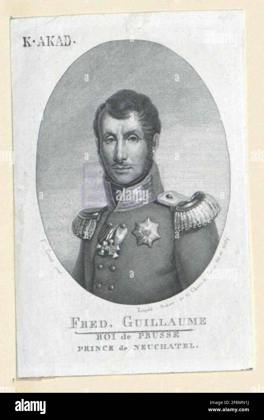 Friedrich Wilhelm III., King of Prussia Stock Photo - Alamy