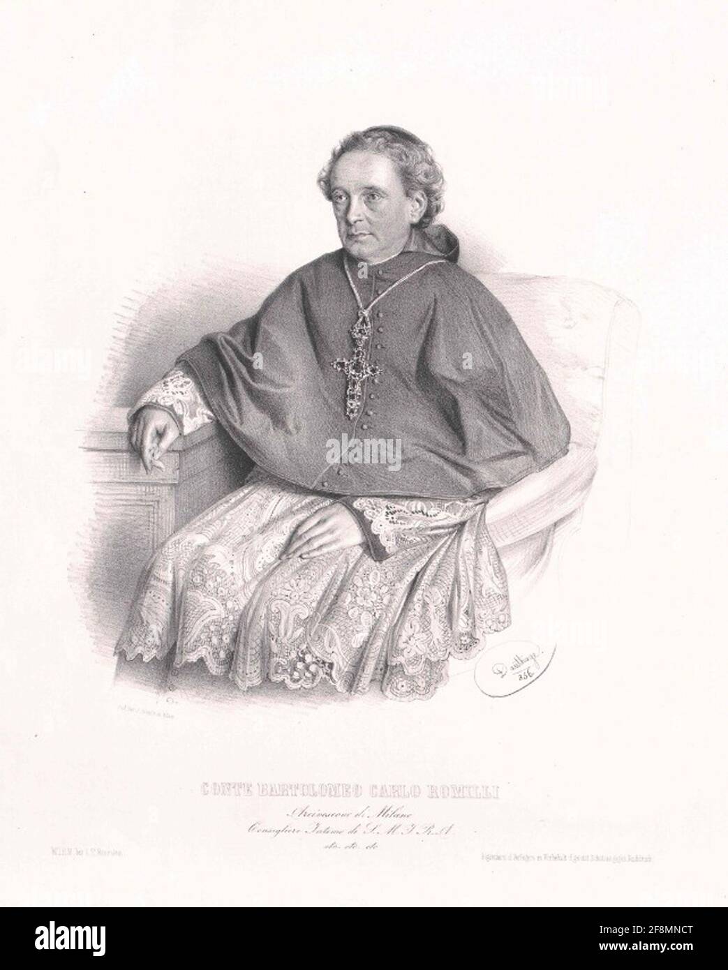 Romilli, Bartolomeo Carlo Conte, Archbishop of Milan Stock Photo - Alamy