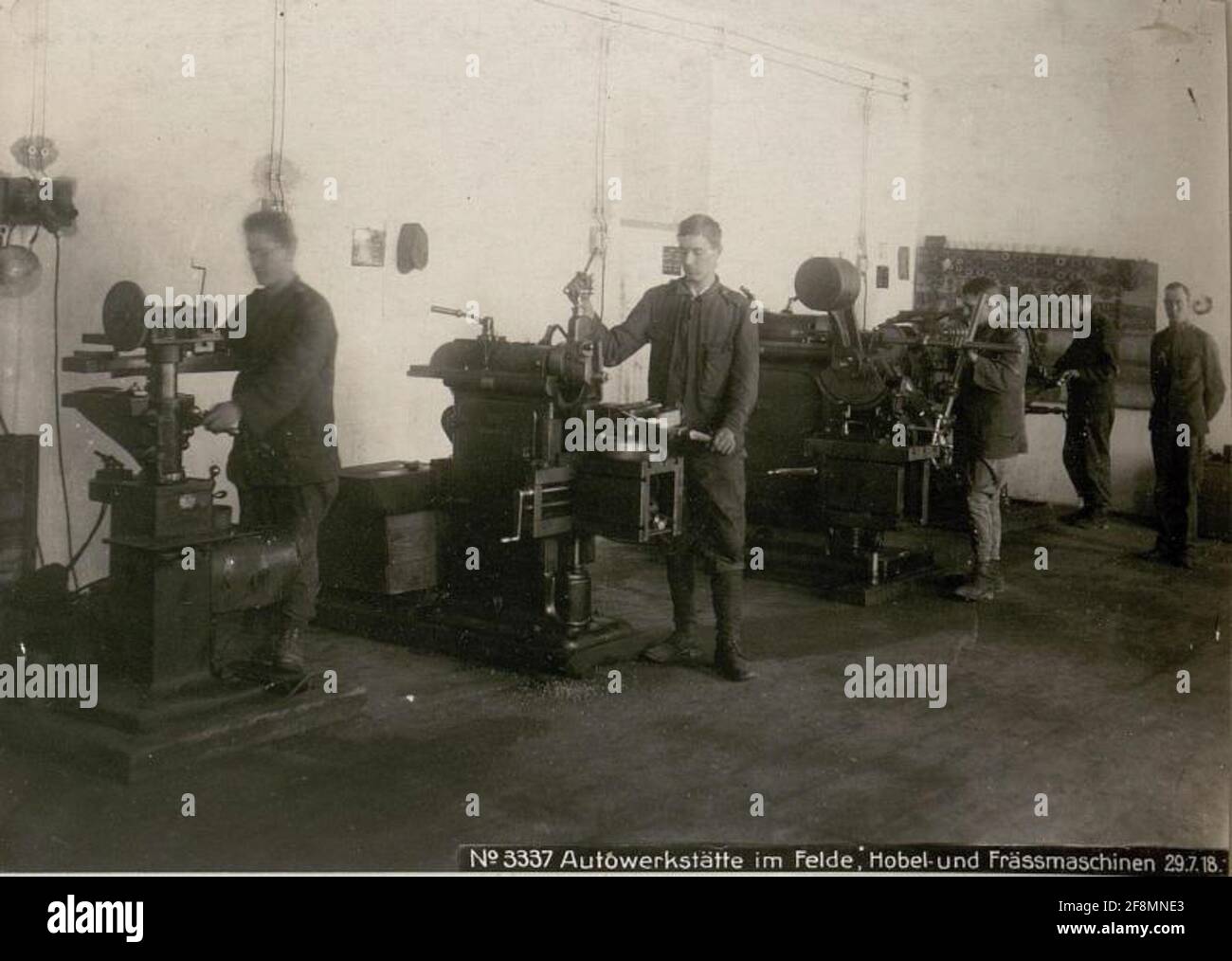 Car repair center in the field, planer and eating machines 29.7.18 ...