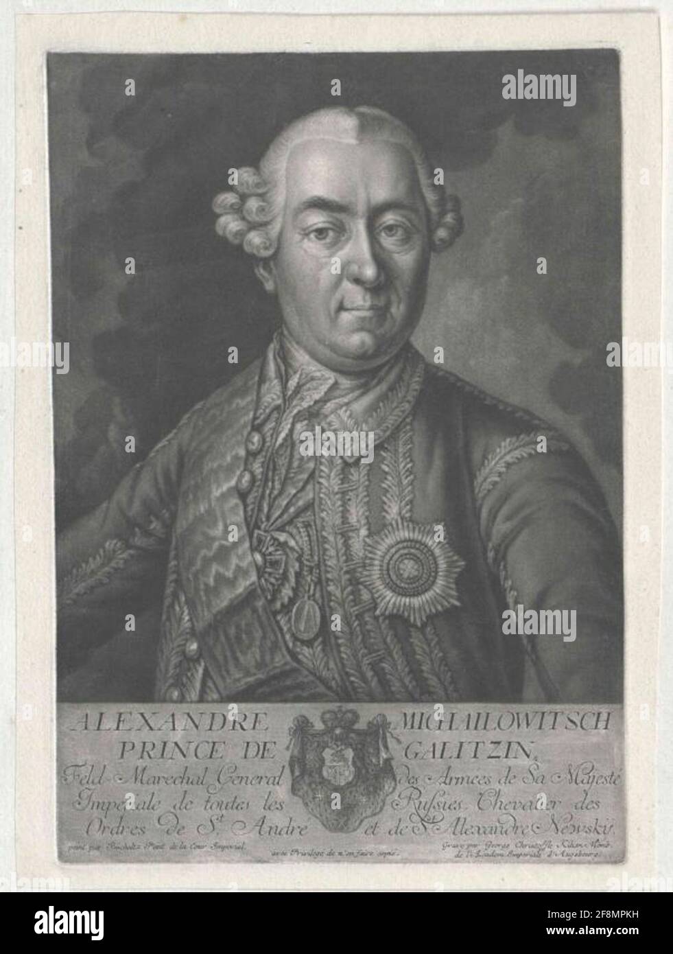 Galitzin, Alexander Prince Stock Photo - Alamy