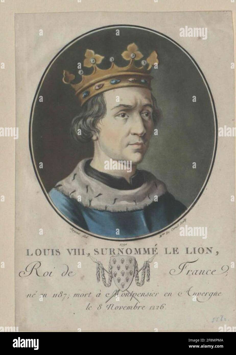Ludwig VIII., The Lion King of France Stock Photo - Alamy