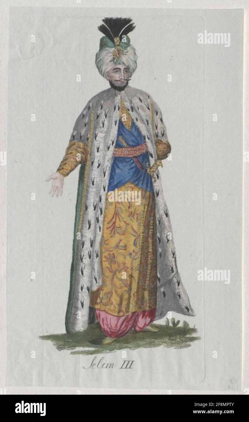 Selim III., Sultan of Turkey Stock Photo - Alamy