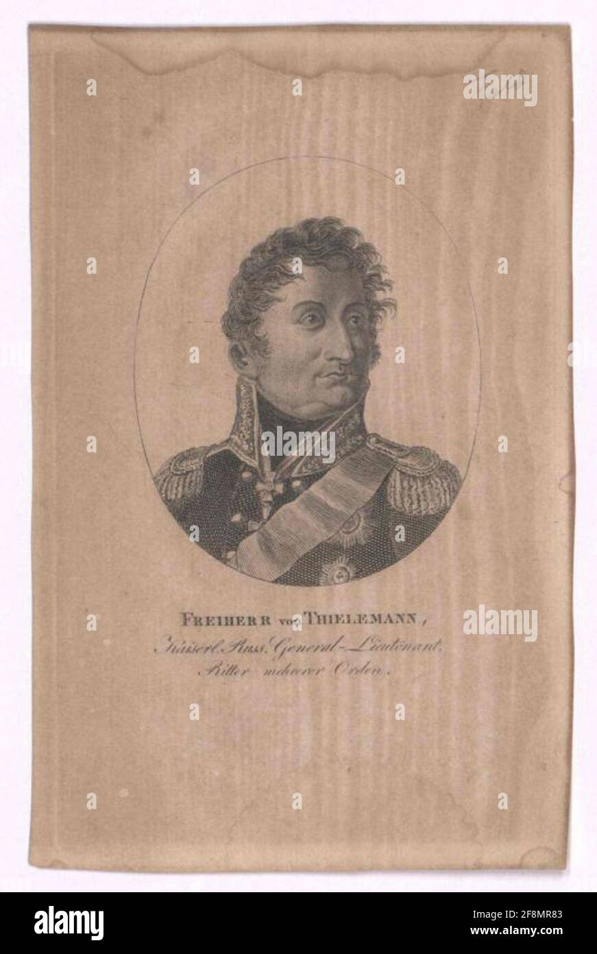 Thielmann, Johann Adolf Freiherr von Stock Photo - Alamy