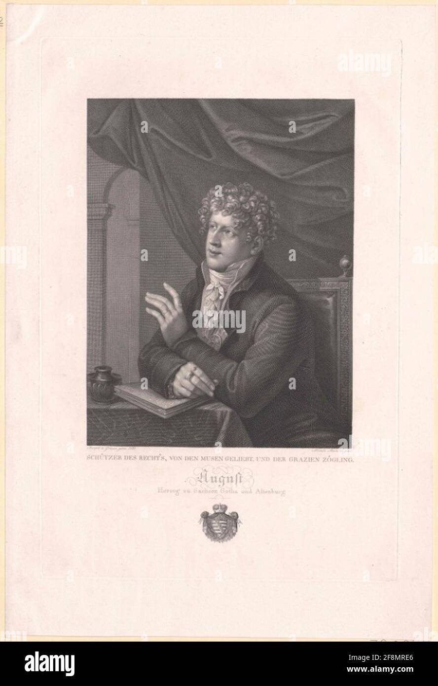 August, Duke of Saxony-Gotha Stock Photo - Alamy