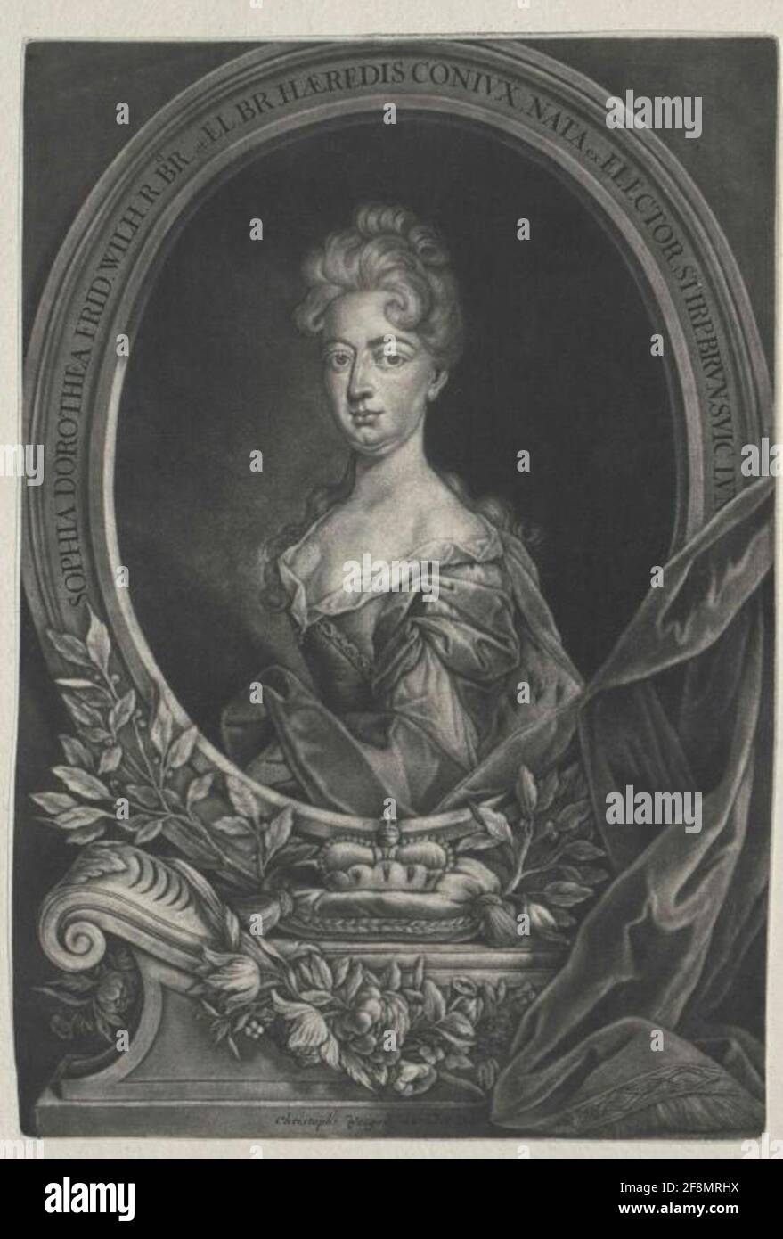 Sophie Dorothea, Princess of England Stecher: Weigel, Christoph Stock Photo - Alamy