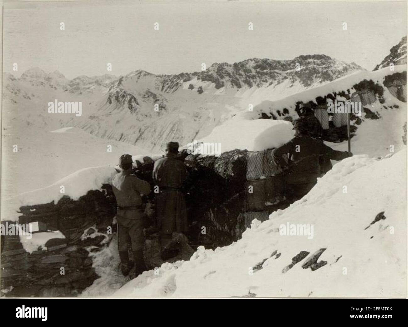 Trenched trench tip, Stilfserjoch Stock Photo - Alamy