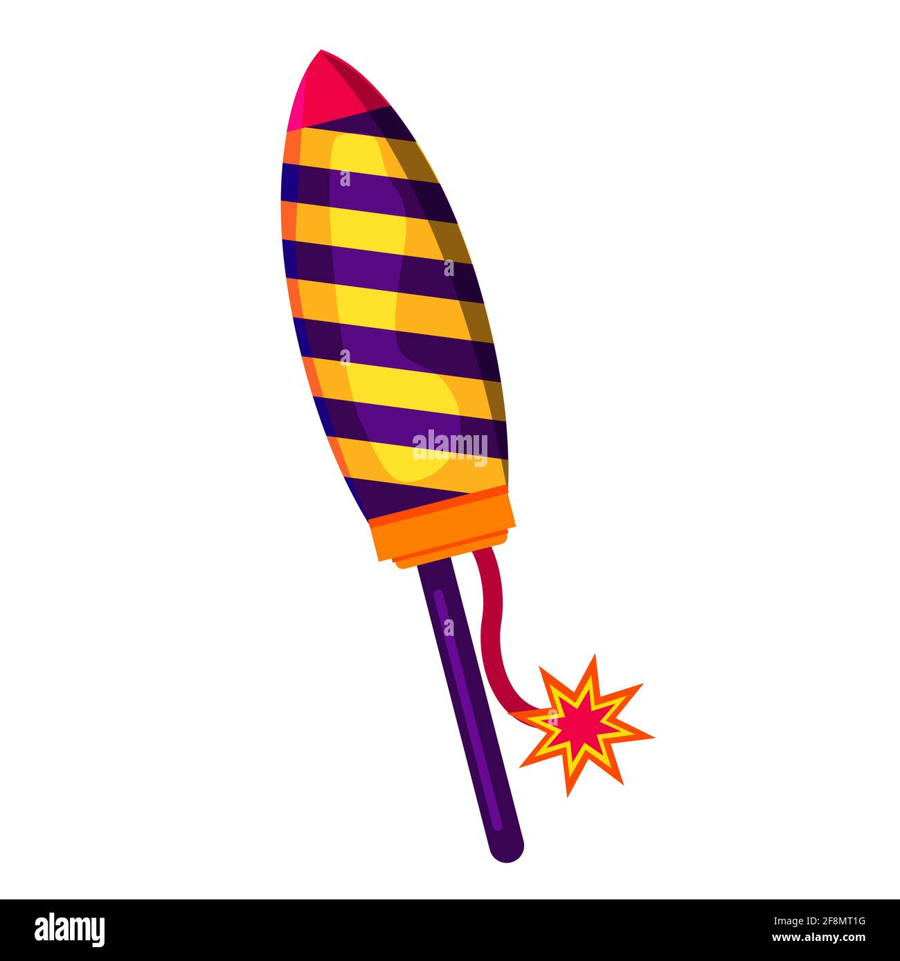 petard for party or birthday concept icon vector illustration in flat ...