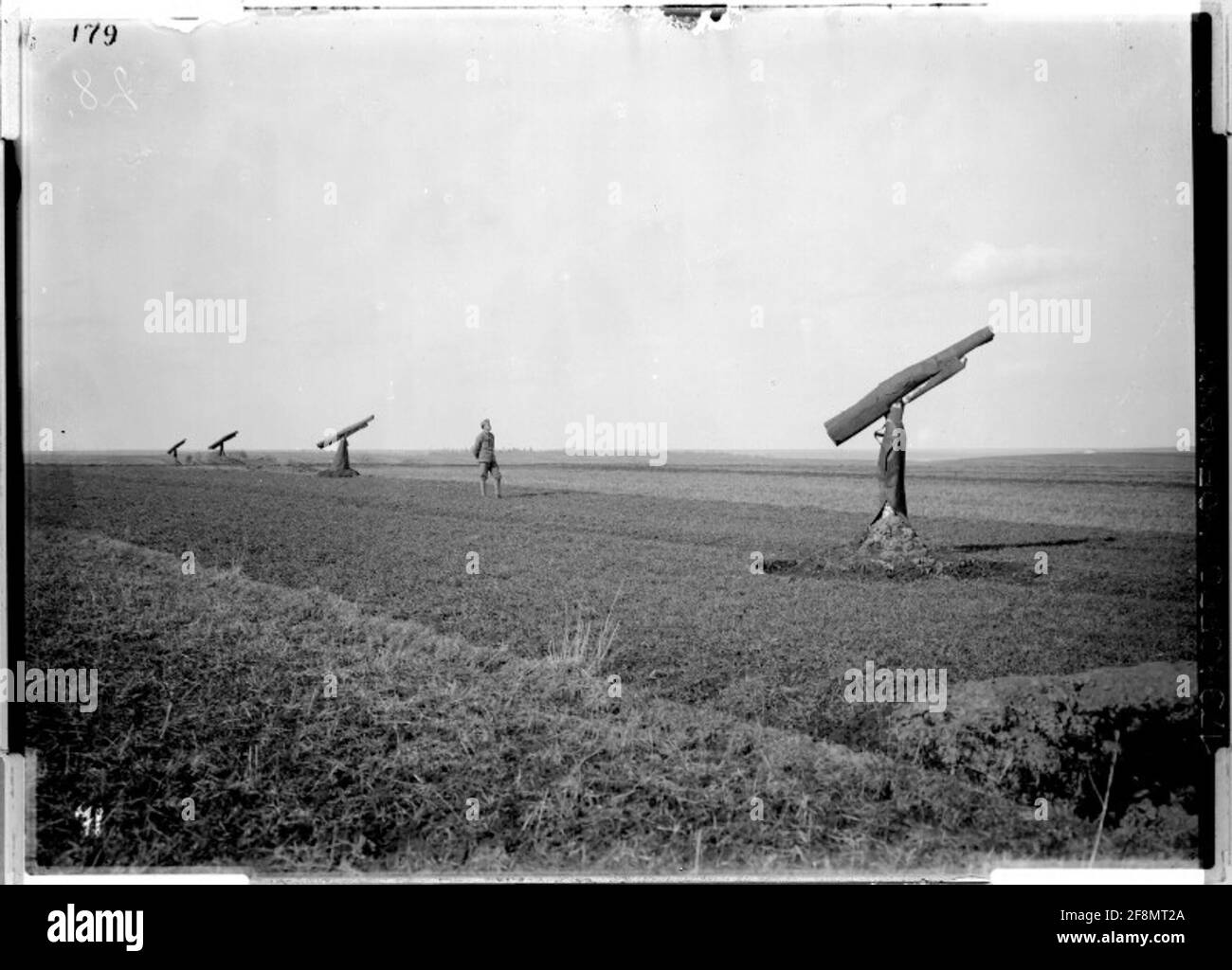Artillery positions Black and White Stock Photos & Images - Alamy