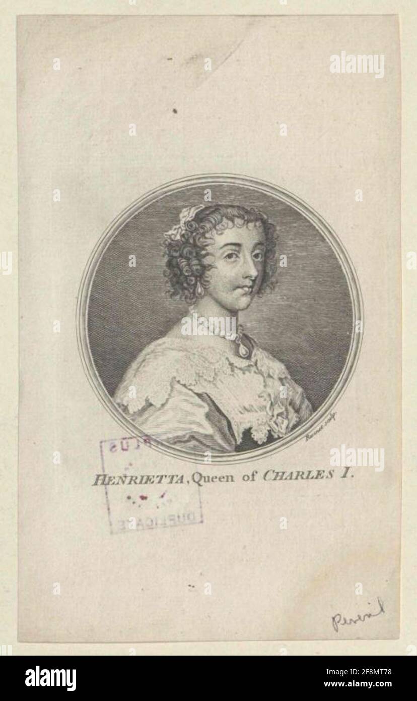 Henriette Maria, Princess of France Stock Photo - Alamy