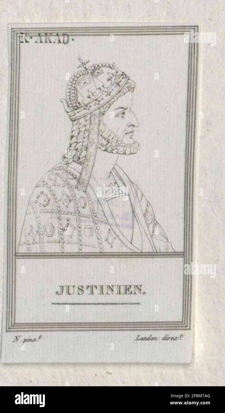 Justinian I, Kaiser of Byzantium Stock Photo - Alamy