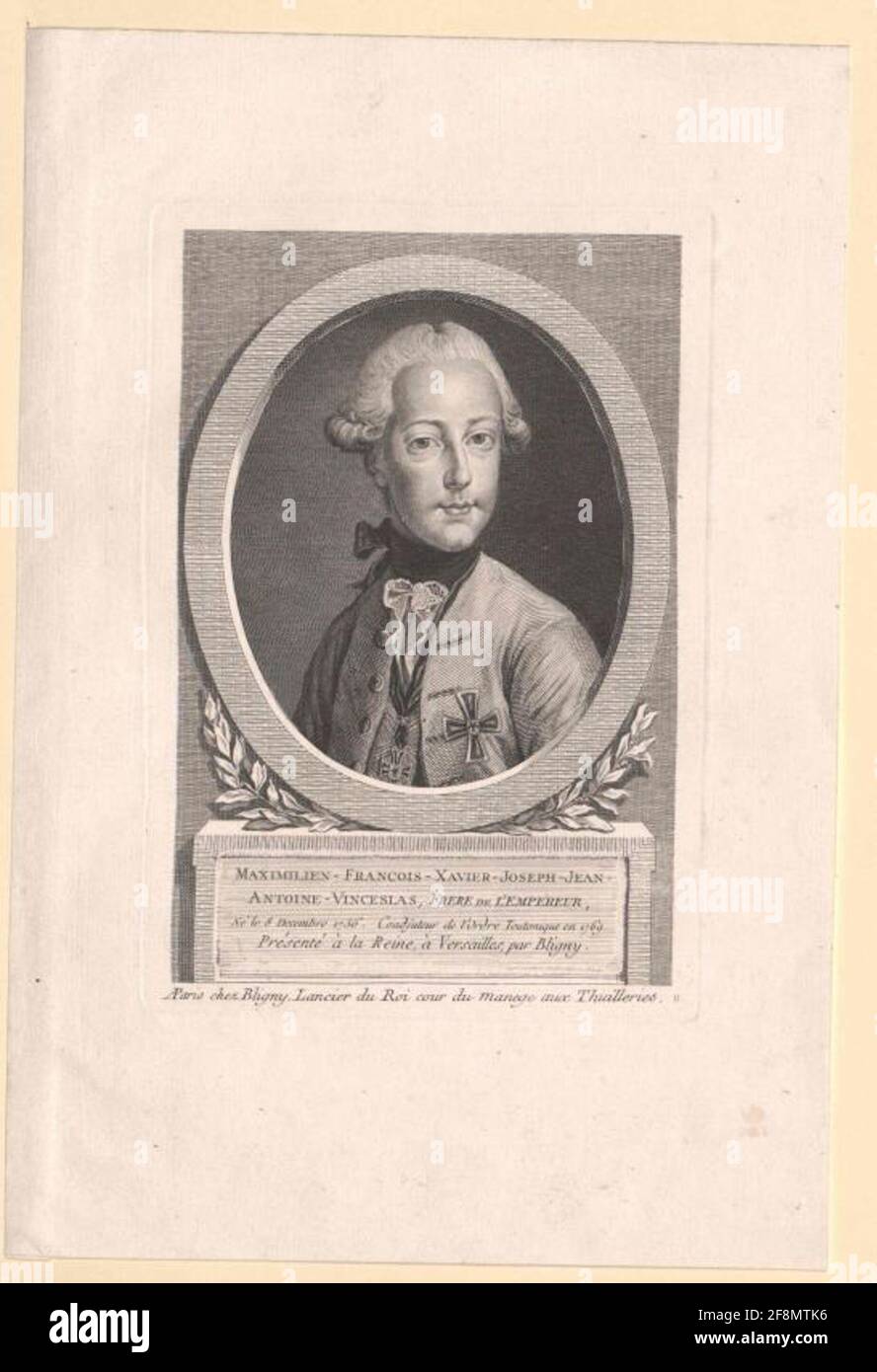 Maximilian Franz, Archduke of Austria Stock Photo - Alamy