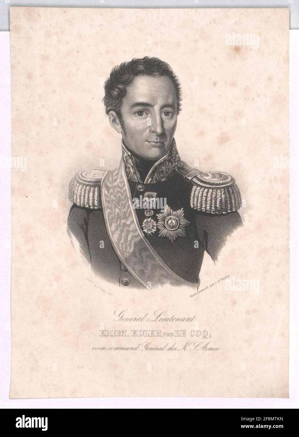 Le Coq, Karl Christian Erdmann Noble of Stock Photo - Alamy