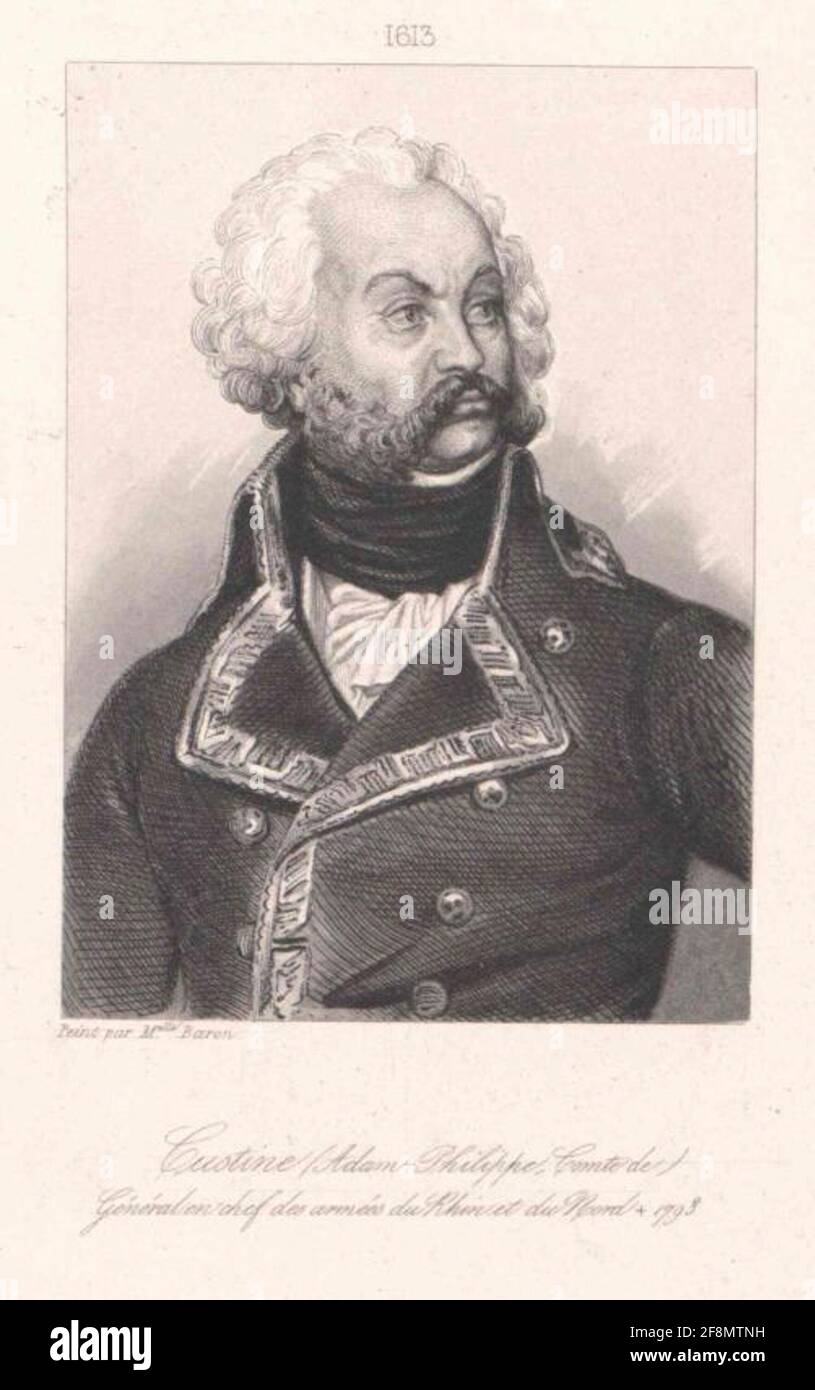 Adam philippe custine hi-res stock photography and images - Alamy