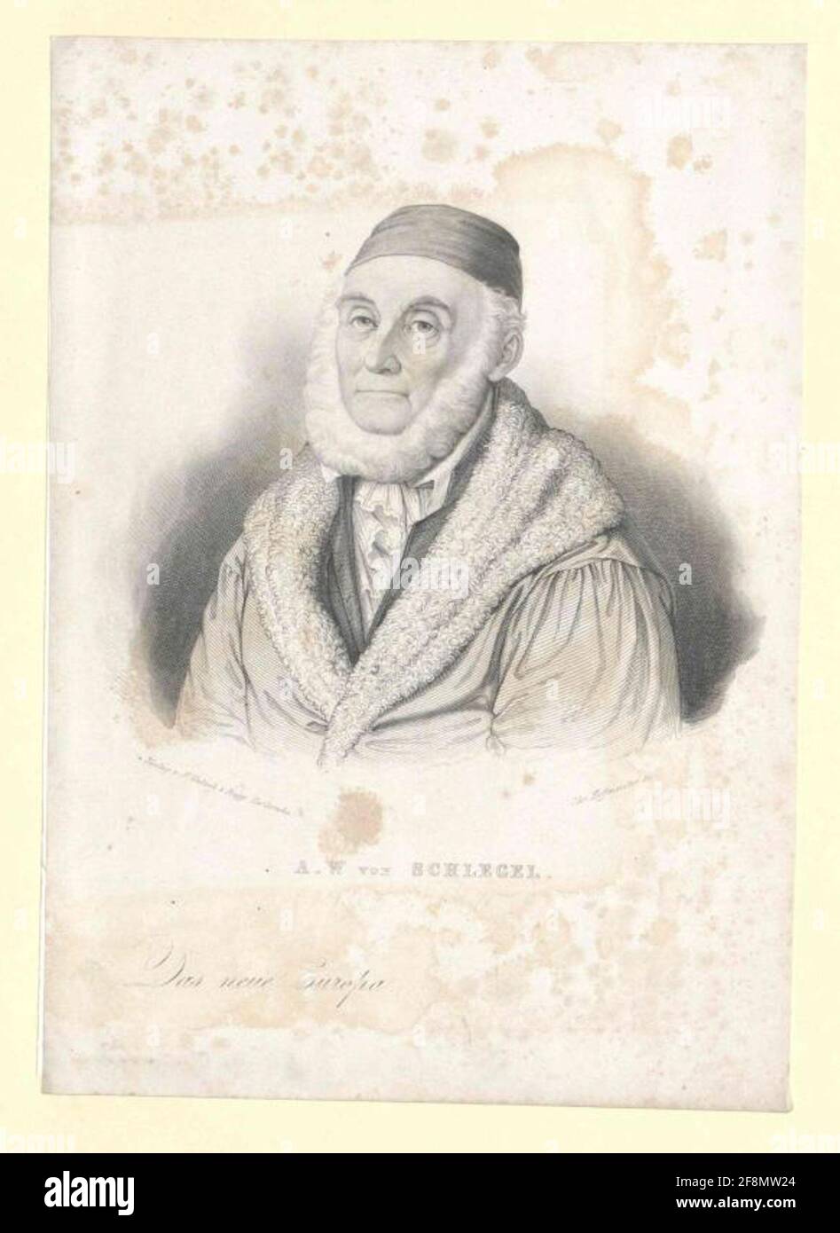 Schlegel, August Wilhelm von Stock Photo - Alamy
