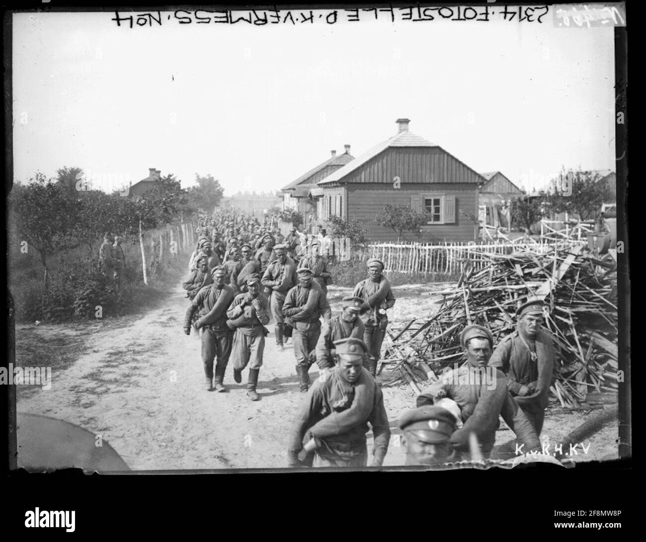 Captured Russians in Kowel Russia, Volhynia; photographer ...