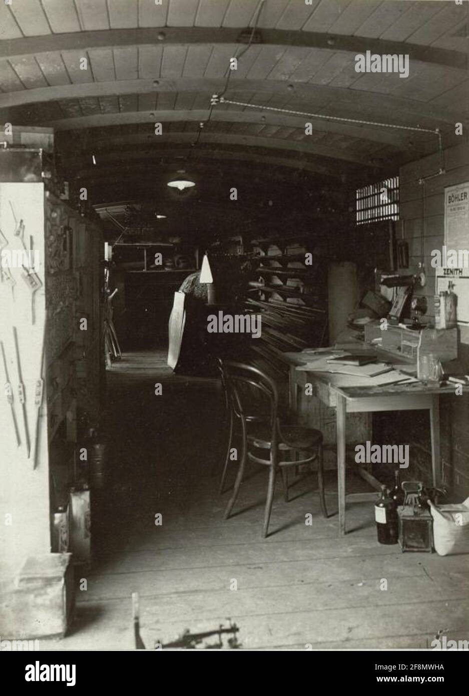 Material car of the car repair workshop. Return.29.August 1915 ...