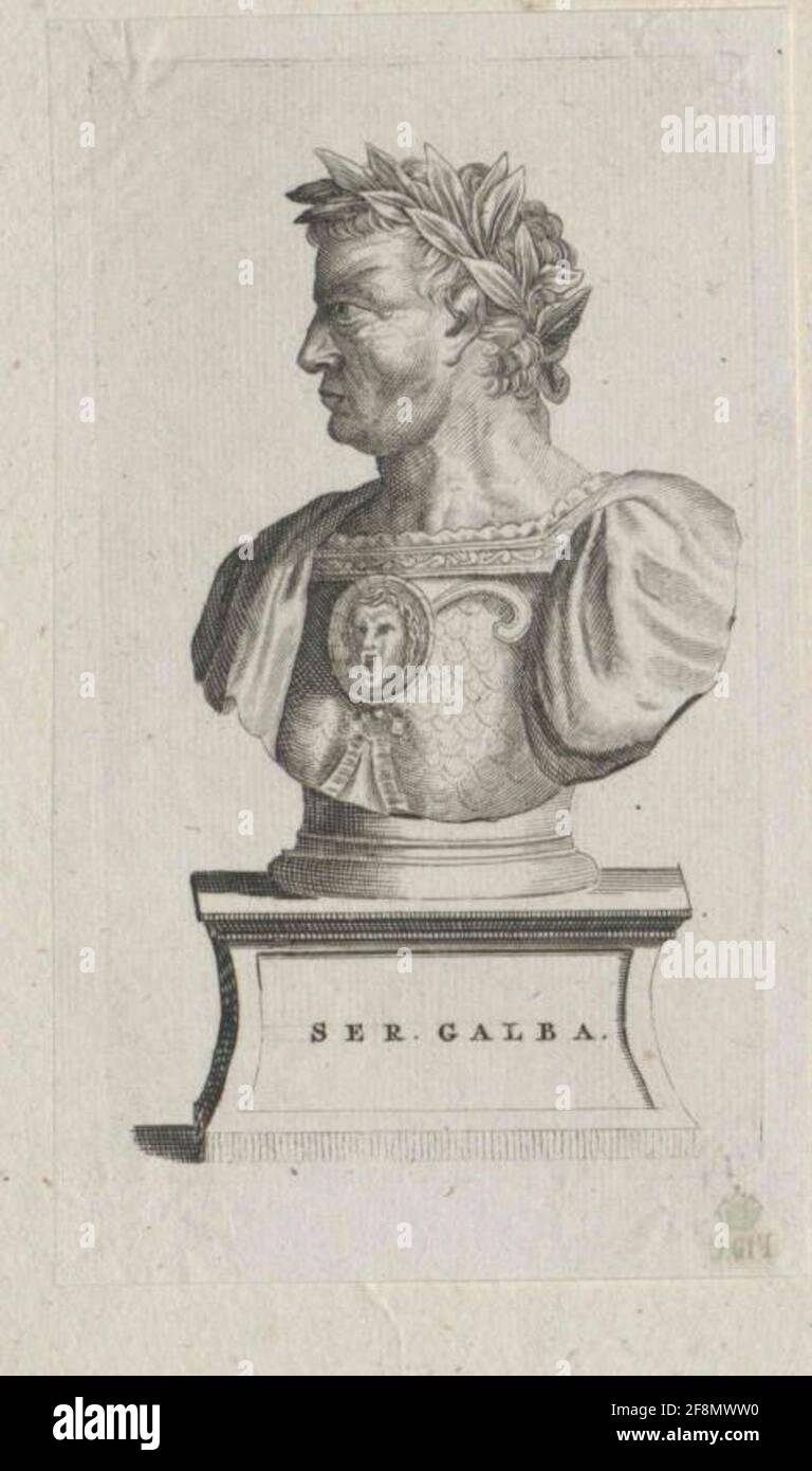 Galba, Roman emperor Stock Photo - Alamy