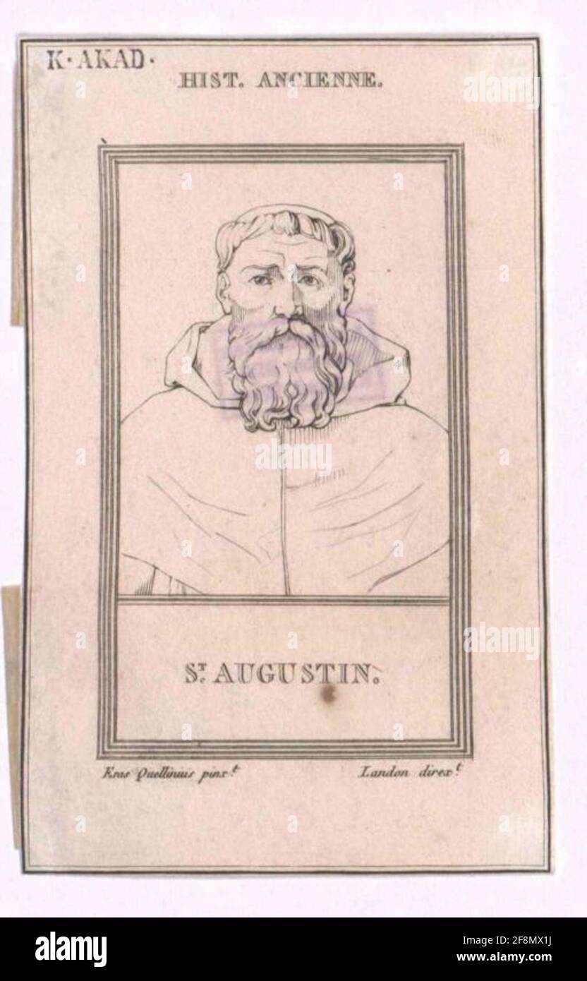 Augustinus of Hippo, holy Stock Photo - Alamy