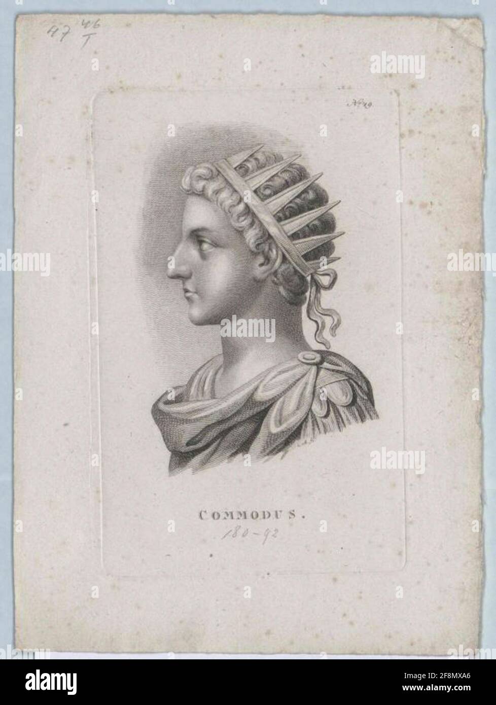 Commodus, Roman emperor Stock Photo - Alamy