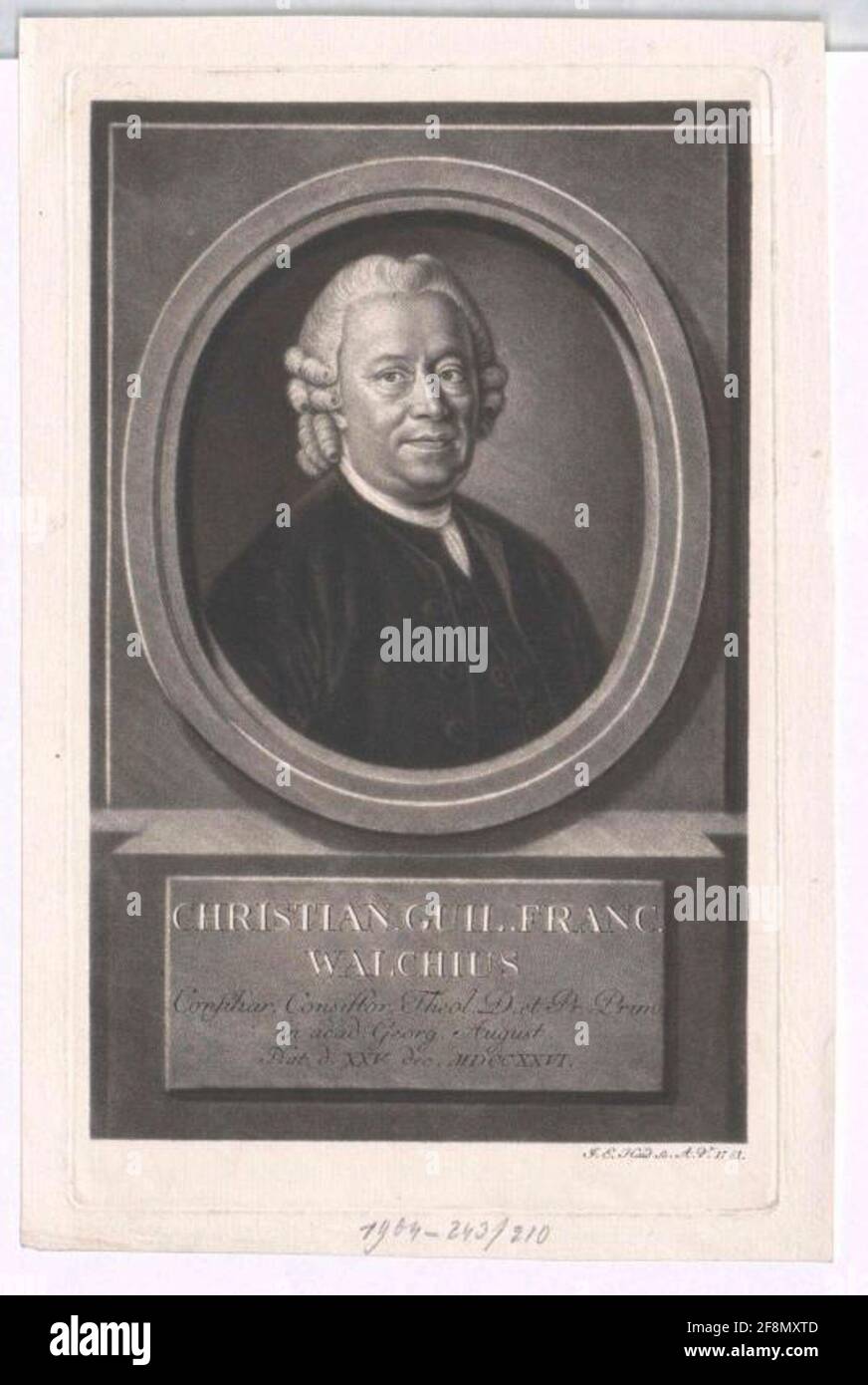 Walch, Christian Wilhelm Franz Stock Photo - Alamy