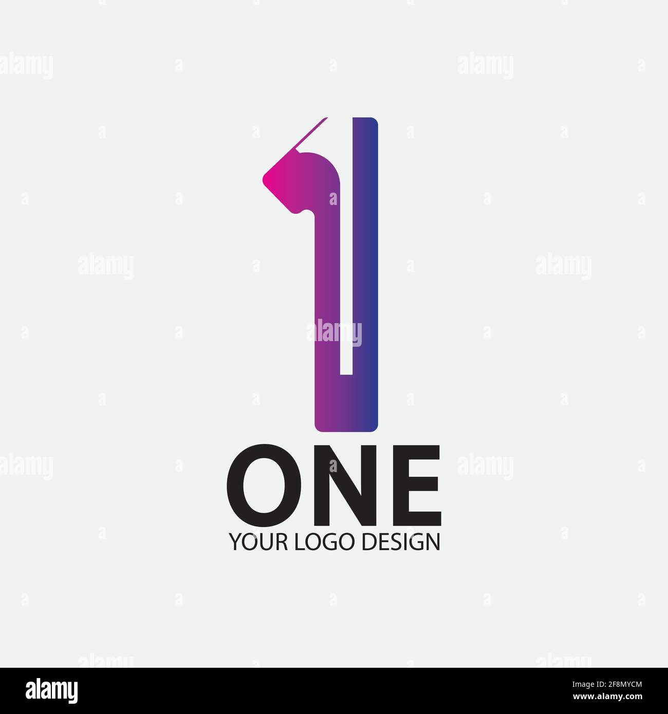Number 1 logo vector icon design template Stock Vector Image & Art - Alamy