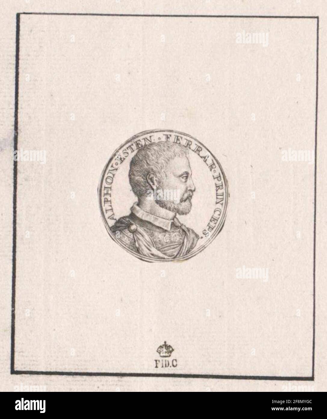 Alfons II. D'Este, Duke of Modena and Ferrara Stock Photo - Alamy