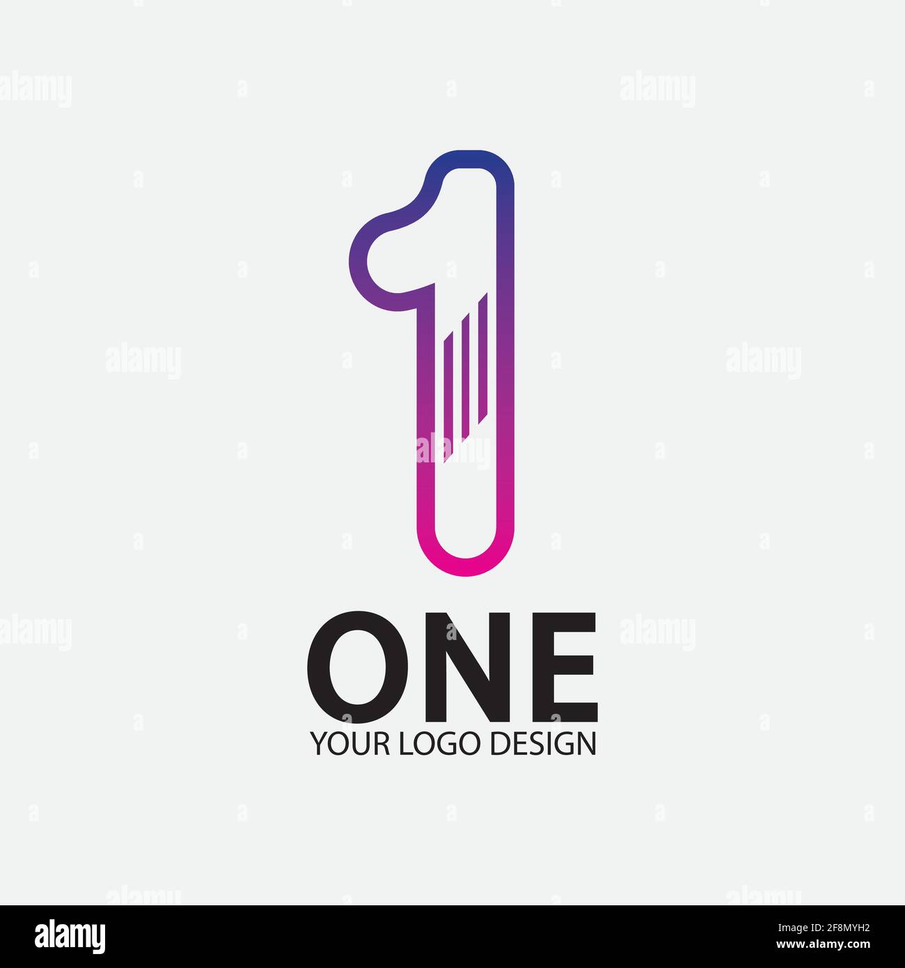 Number 1 logo vector icon design template Stock Vector Image & Art - Alamy