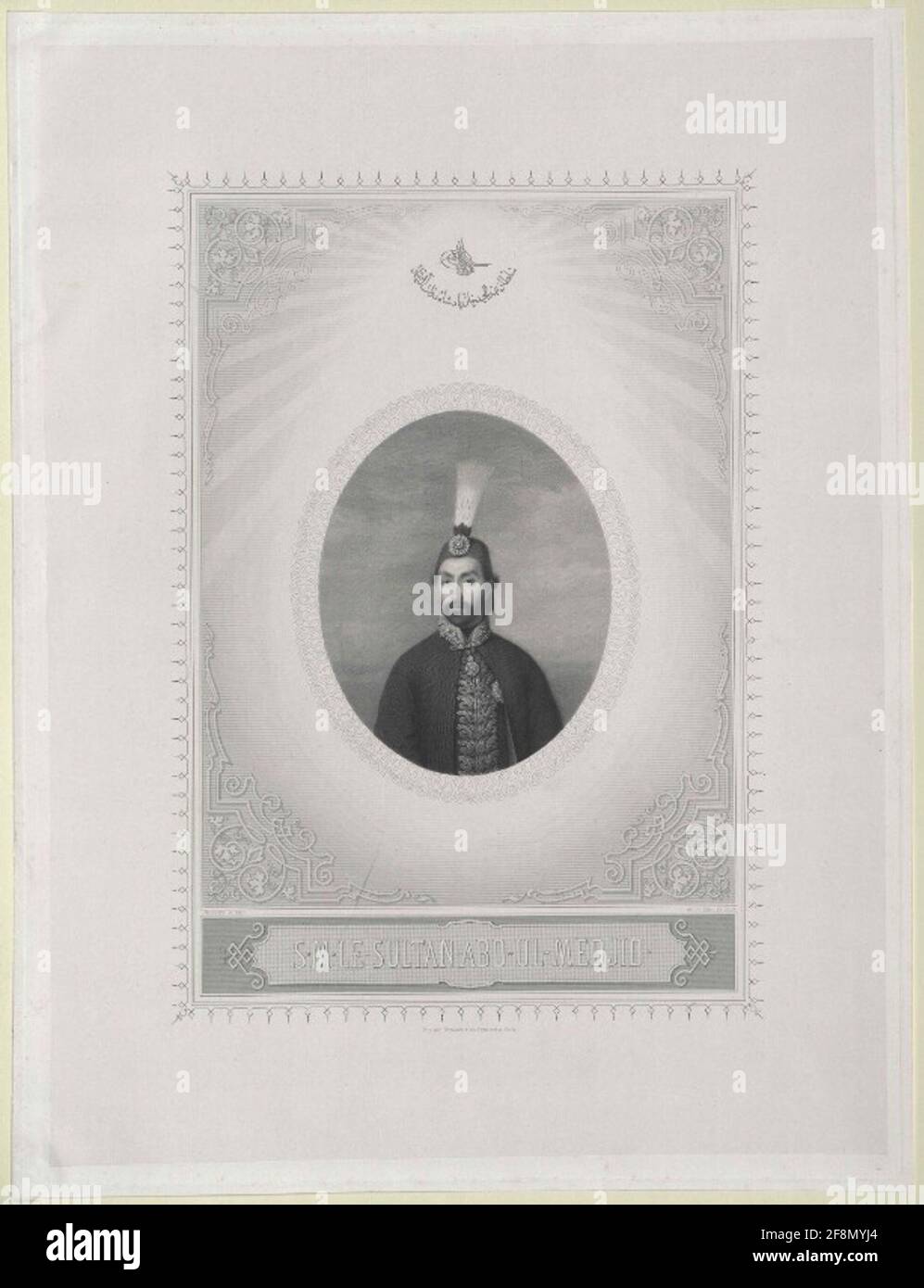 Abdul-Medjid I, Sultan of Turkey Stock Photo - Alamy