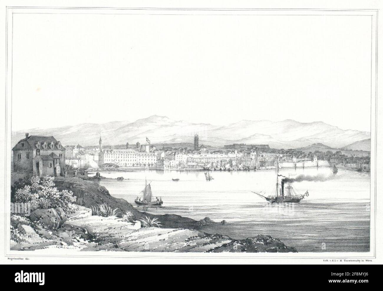 Split palace roman Cut Out Stock Images & Pictures - Alamy