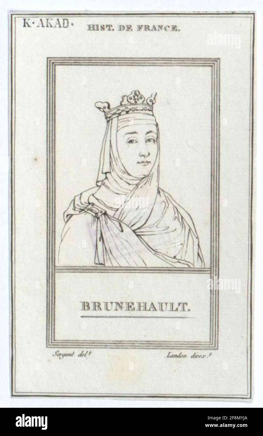 Fredegunde, Queen of Franconia Stock Photo - Alamy