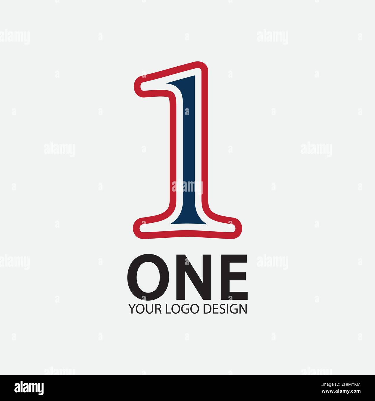 Number 1 logo vector icon design template Stock Vector Image & Art - Alamy