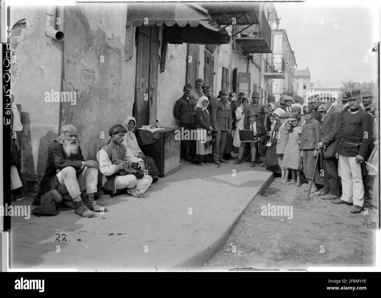 Group of beggars in Kolomea Galicia; photographer: Fotostelle 3 Stock ...