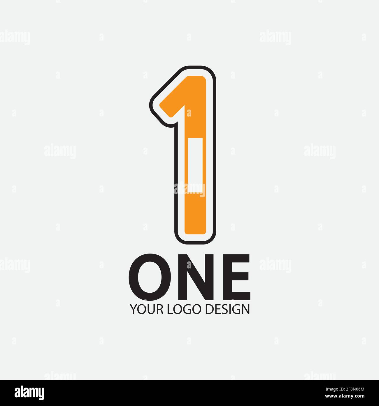 Number 1 logo vector icon design template Stock Vector Image & Art - Alamy