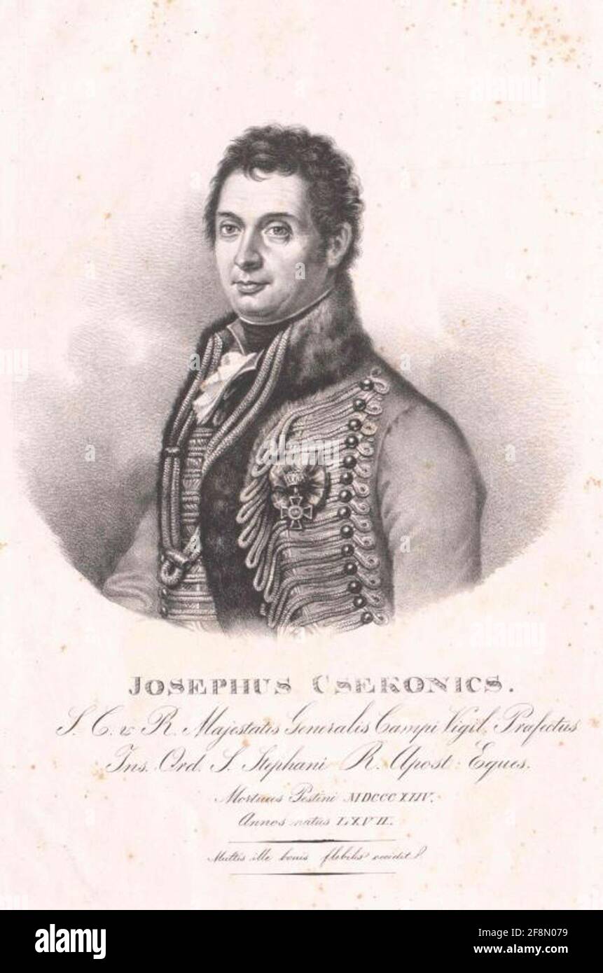 Csekonics, Joseph of Stock Photo - Alamy