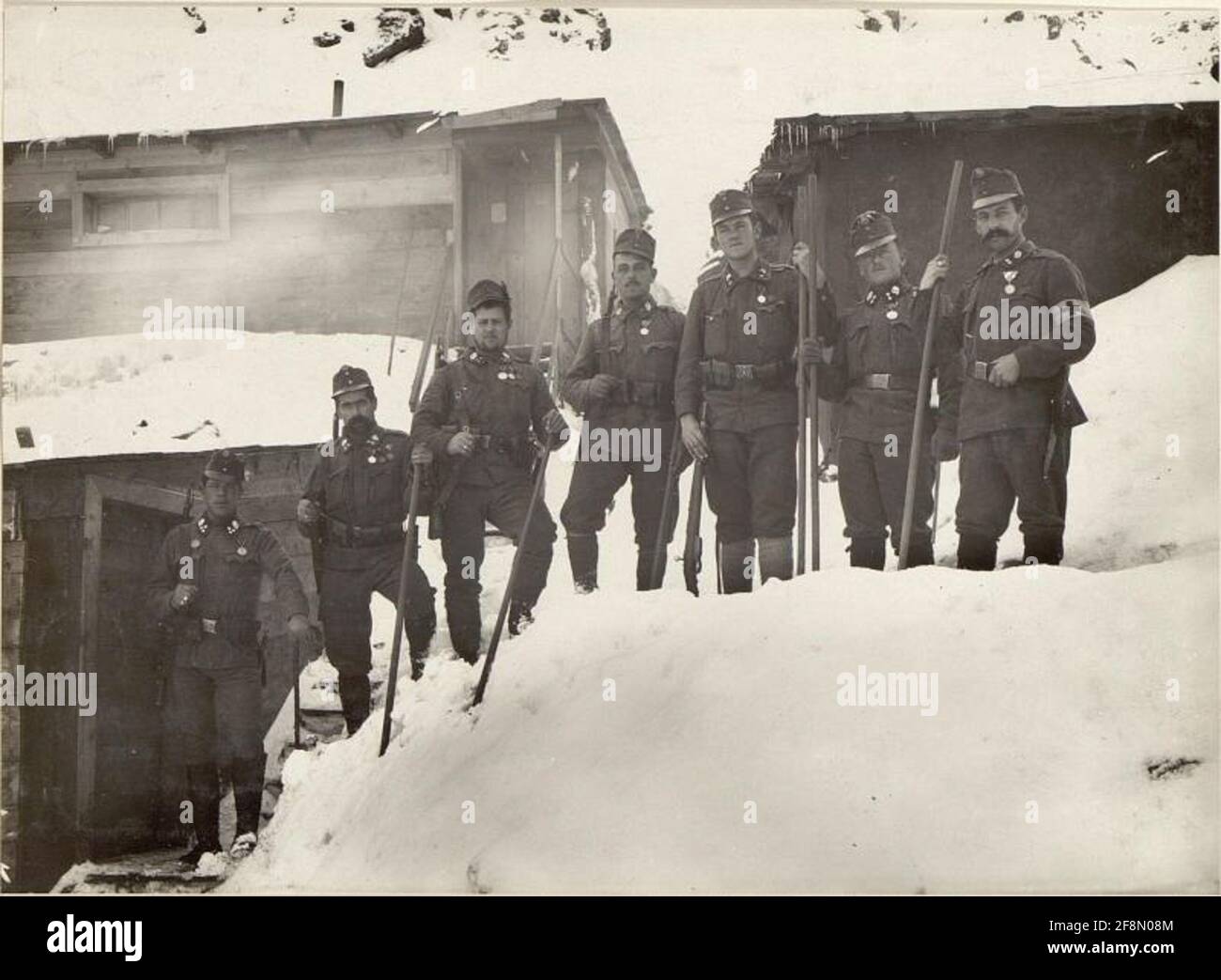 Decorated first door of the Albiola Stock Photo - Alamy