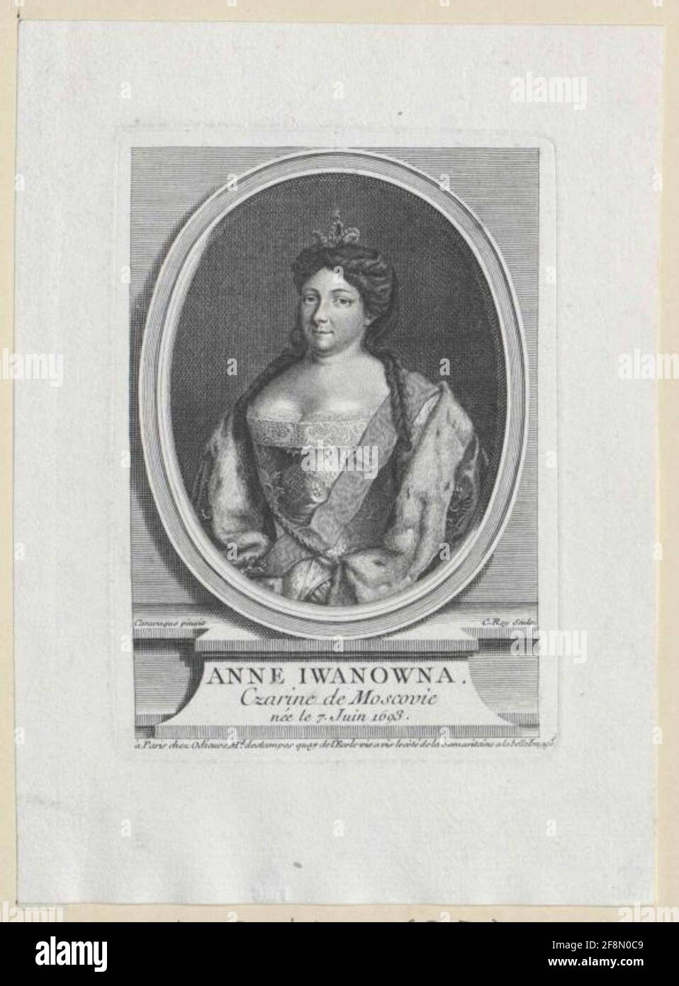 Anna Ivanovna, Empress of Russia Stock Photo - Alamy