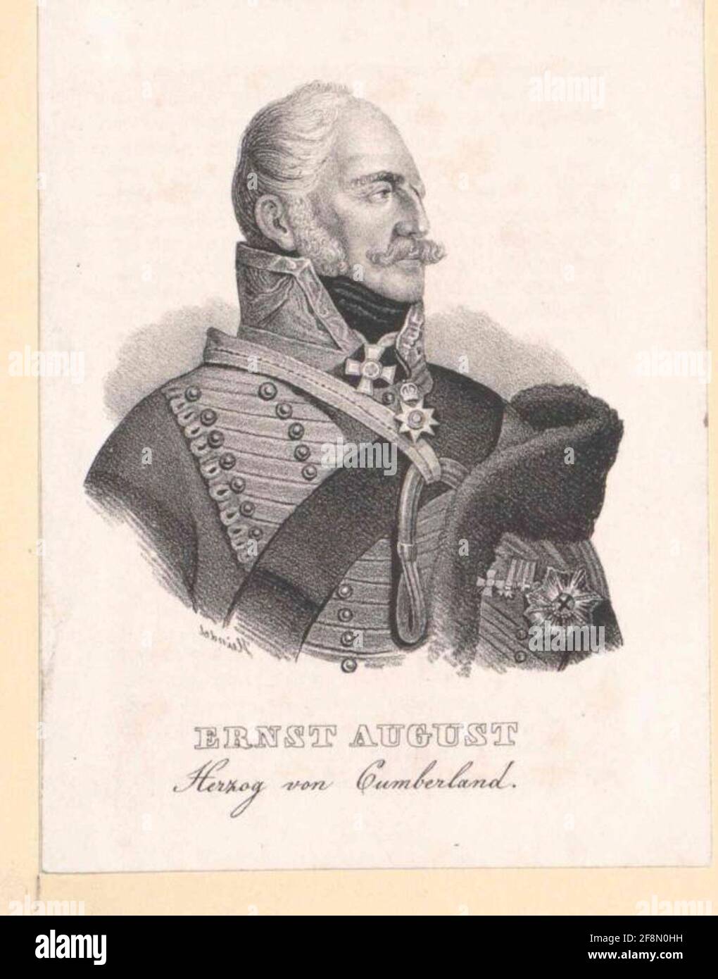 Ernst August II., King of Hanover Stock Photo - Alamy