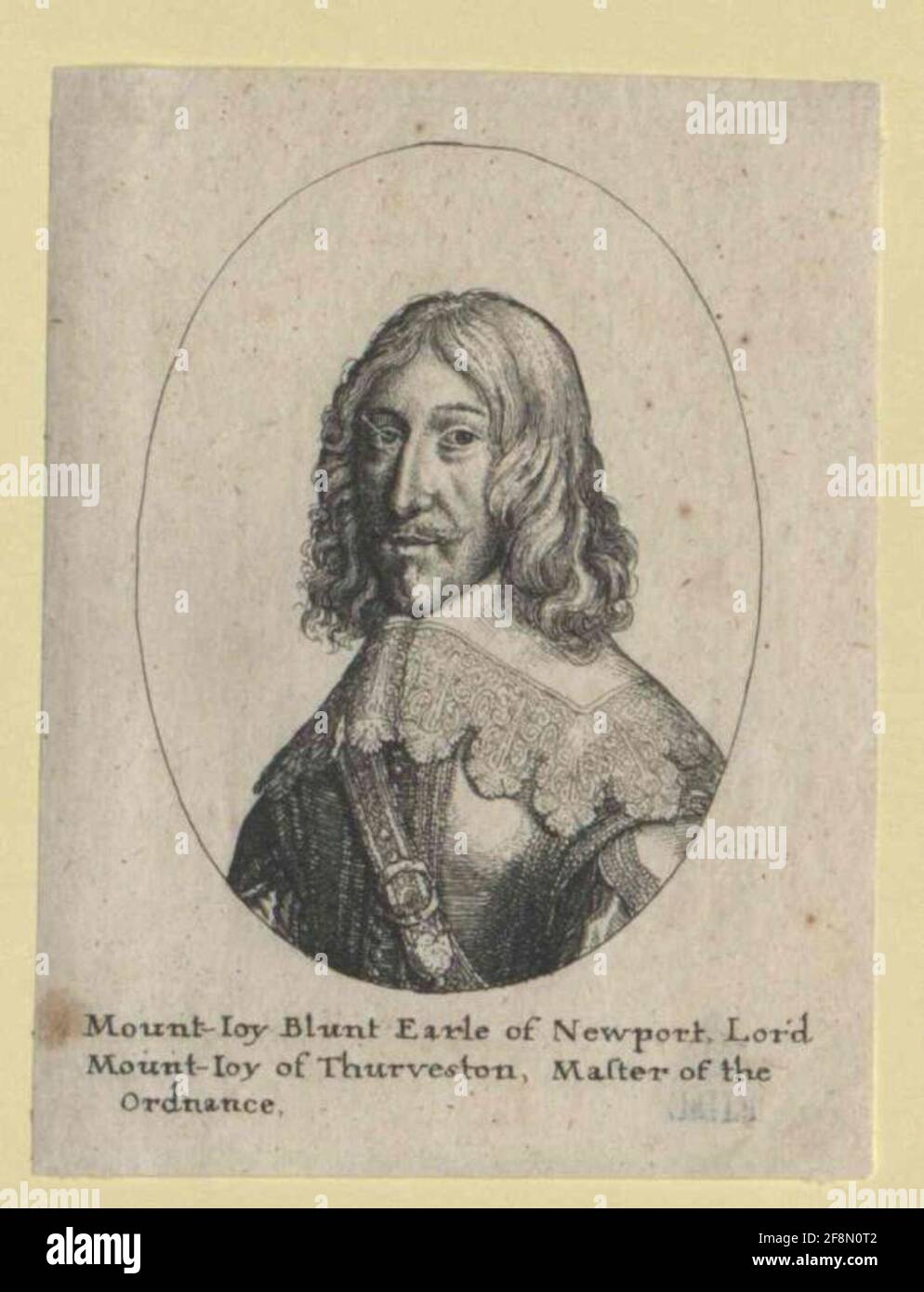 Blount, Mountjoy Earl of Newport Stock Photo - Alamy