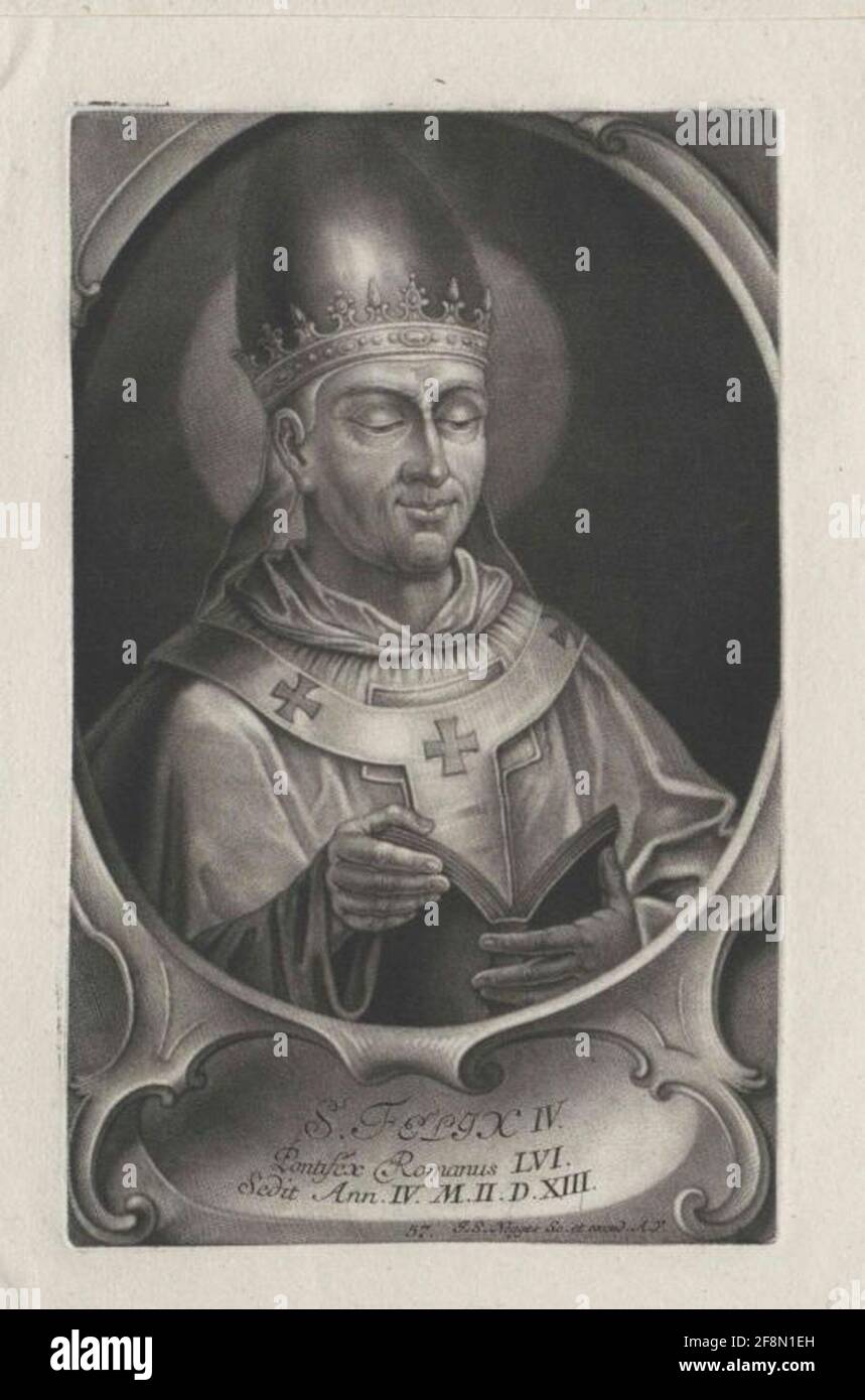 Felix IV., Pope Stock Photo - Alamy