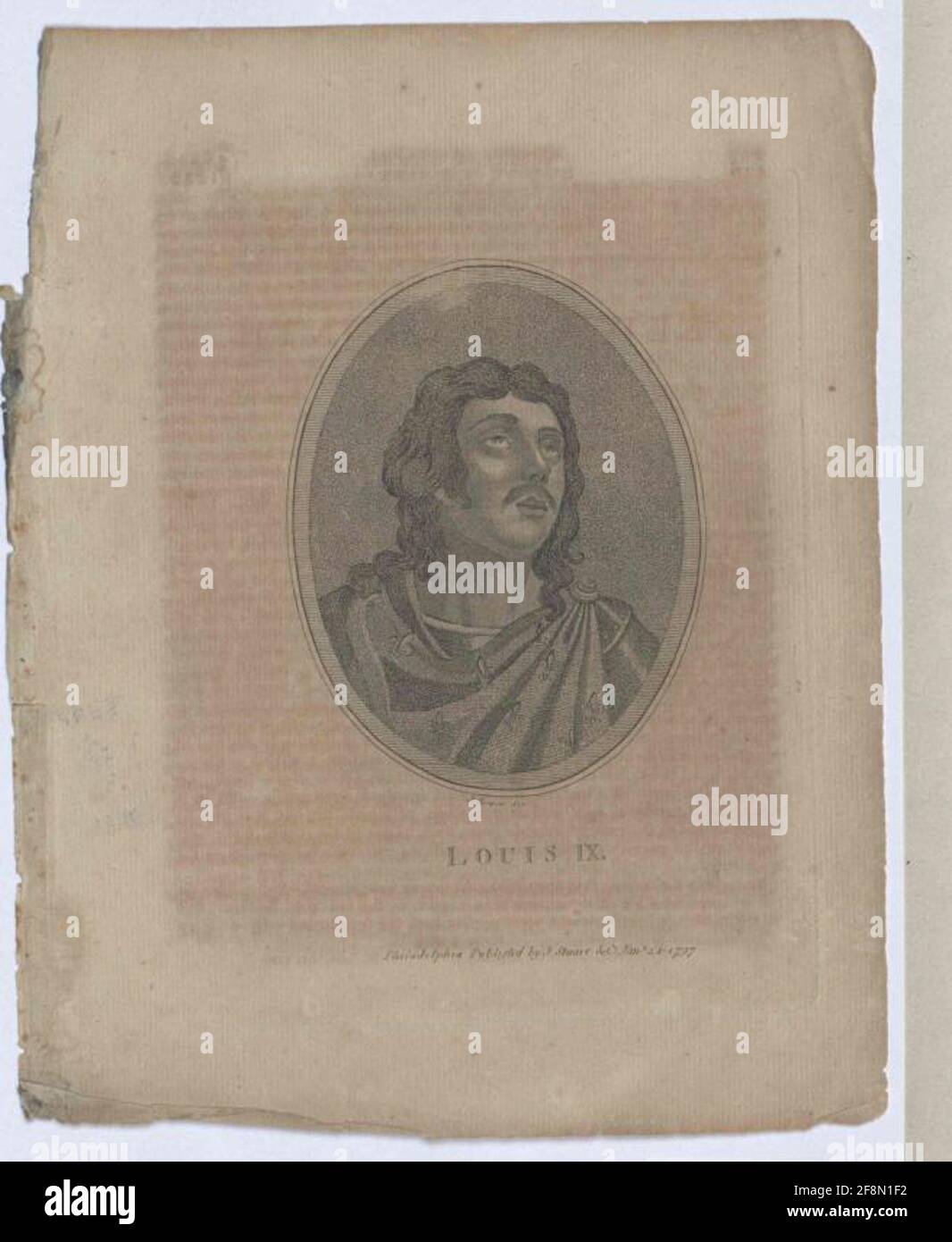 Ludwig Ix., King of France, Saint Stock Photo - Alamy