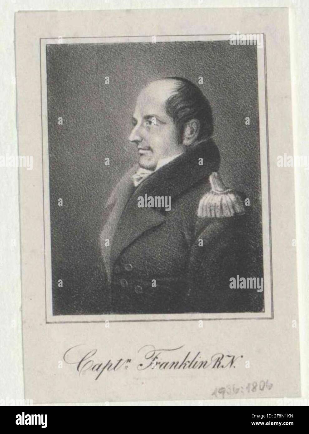 John franklin map hi-res stock photography and images - Alamy