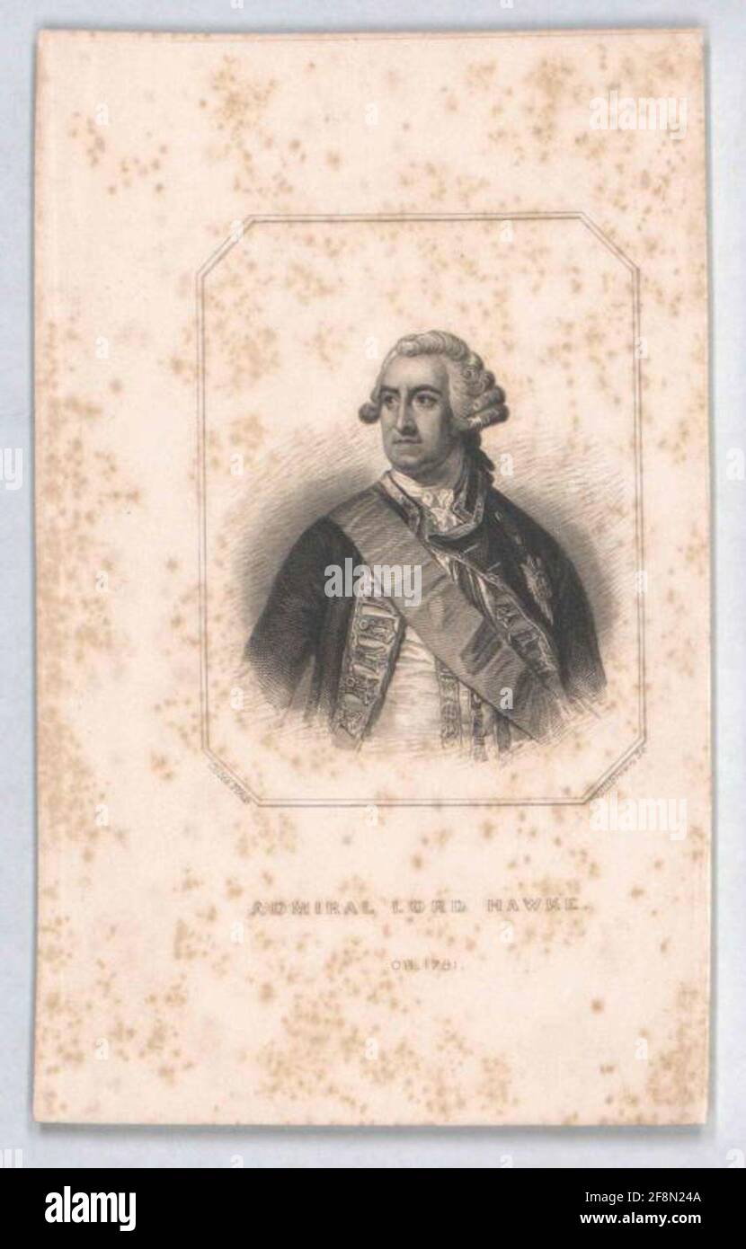 Hawke, 1. Baron Hawke, Edward Stock Photo - Alamy