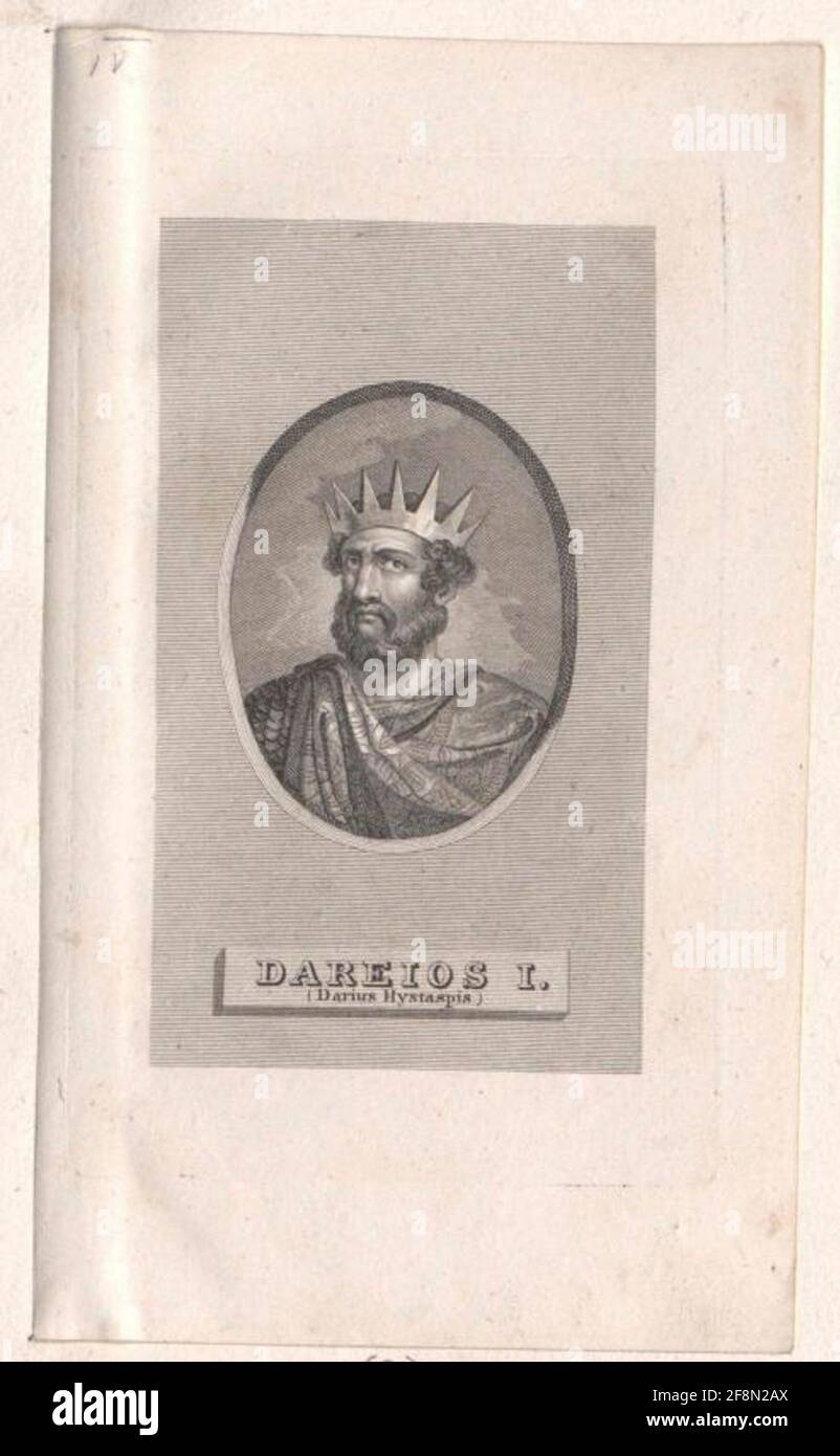Darius I. King of Persia Stock Photo - Alamy